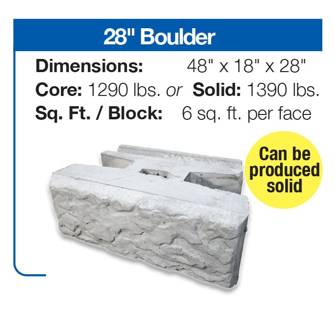 LondonBoulder Form Options - BIG Block Retaining Walls by LondonBoulder